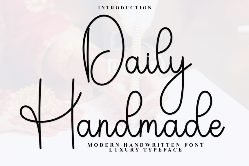 Daily Handmade Handwritten Font - Befonts
