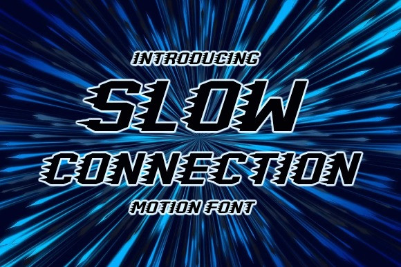 Slow Connection Font - Download Free Font