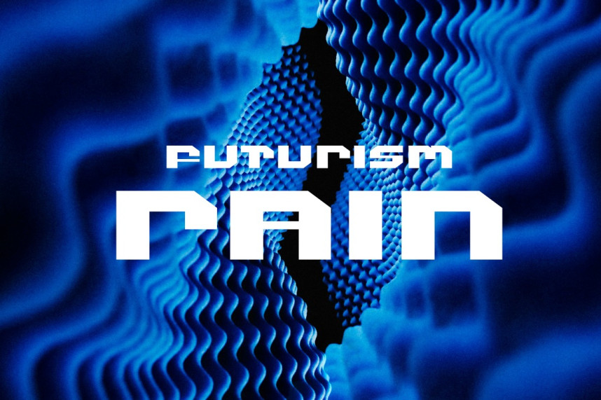 FF Rain Display Font - Download Free Font