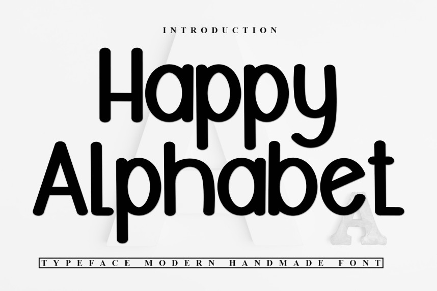 Happy Alphabet Handmade Font - Download Free Font