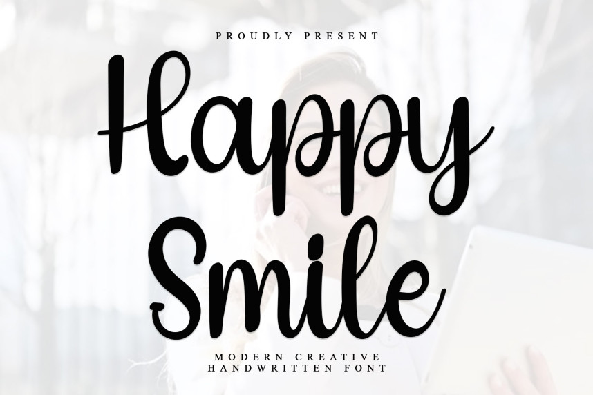 Happy Smile Handwritten Font - Befonts