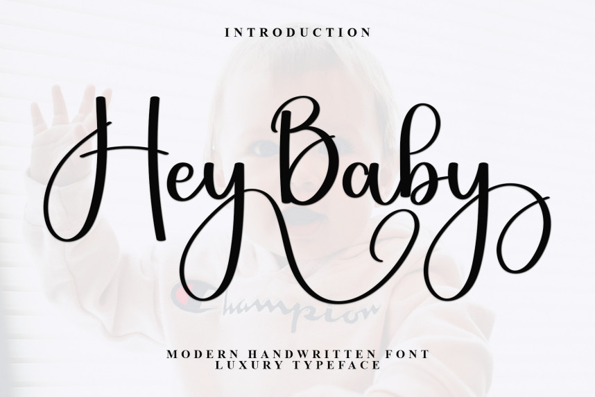 Hey Baby Handwritten Font - Download Free Font