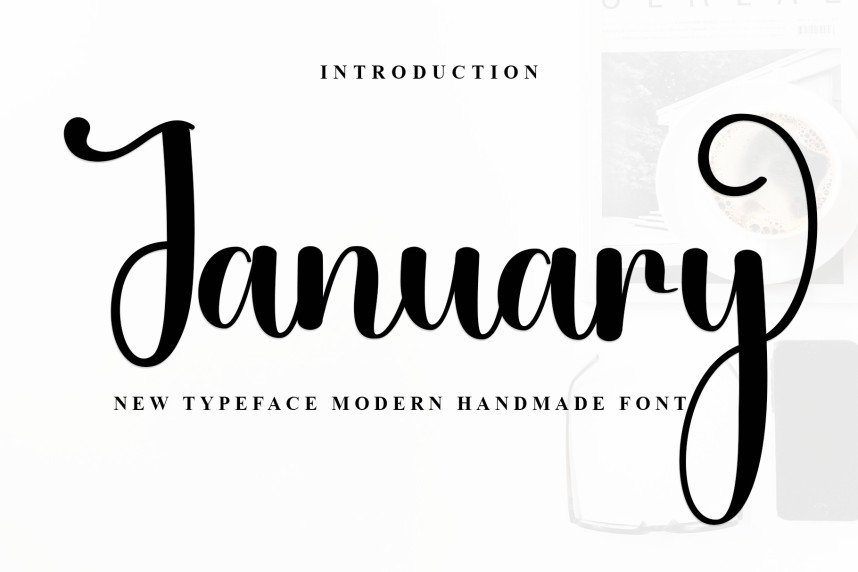 January Handmade Font - Befonts