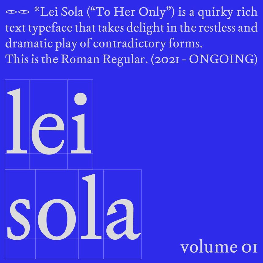Lei Sola Font - Download Free Font