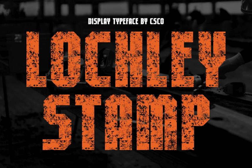 Lochley Stamp Font - Download Free Font
