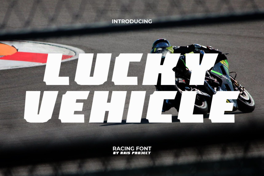 Lucky Vehicle Font - Download Free Font