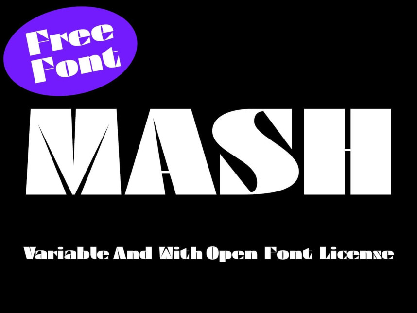 Mash Display Font - Download Free Font