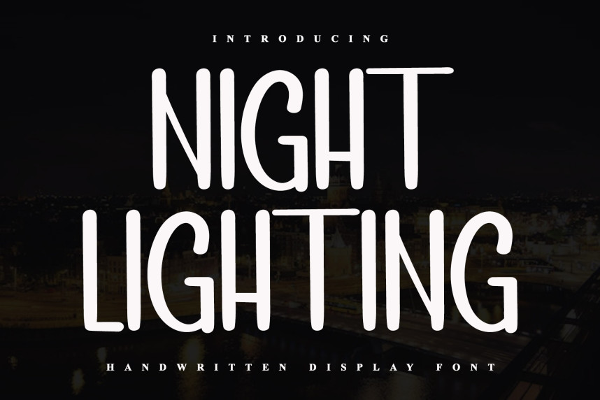 NIGHT LIGHTING SCRIPT FONT - Download Free Font