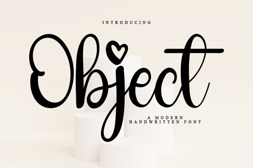 Object Handwritten Font - Download Free Font