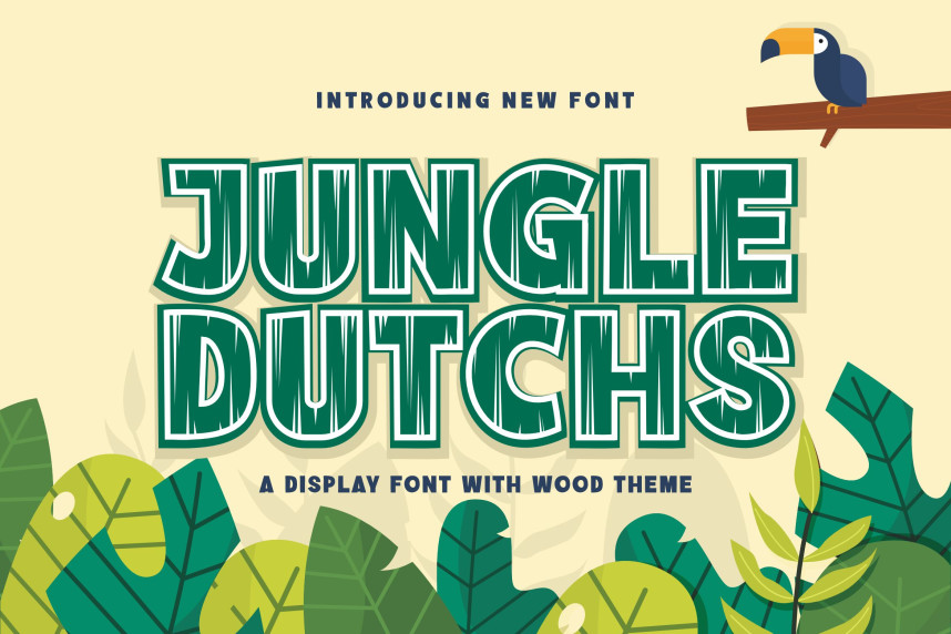 Jungle Dutch Bold Display Font - Download Free Font