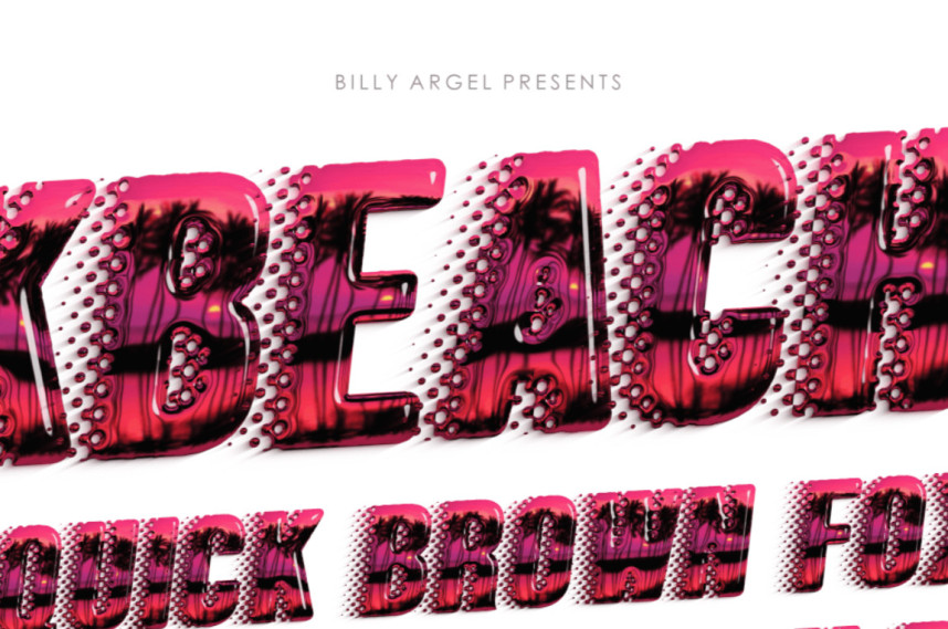 Pinkbeach Display Font - Befonts