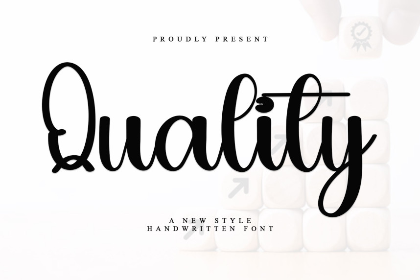Quality Handwritten Font - Download Free Font