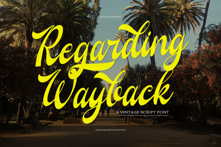Regarding Wayback Font - Download Free Font