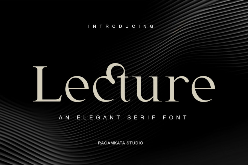Lecture Serif Font - Download Free Font