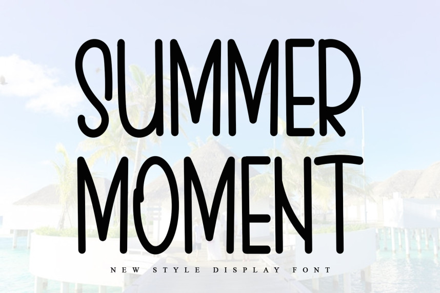 Summer Moment Script Font - Befonts