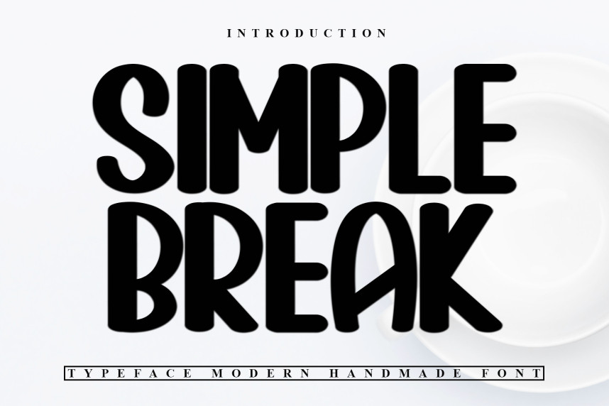 Simple Break Handmade Font - Download Free Font