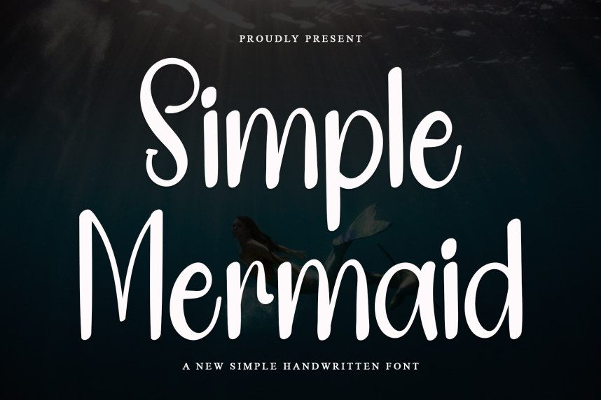 Simple Mermaid Handwritten Font - Download Free Font