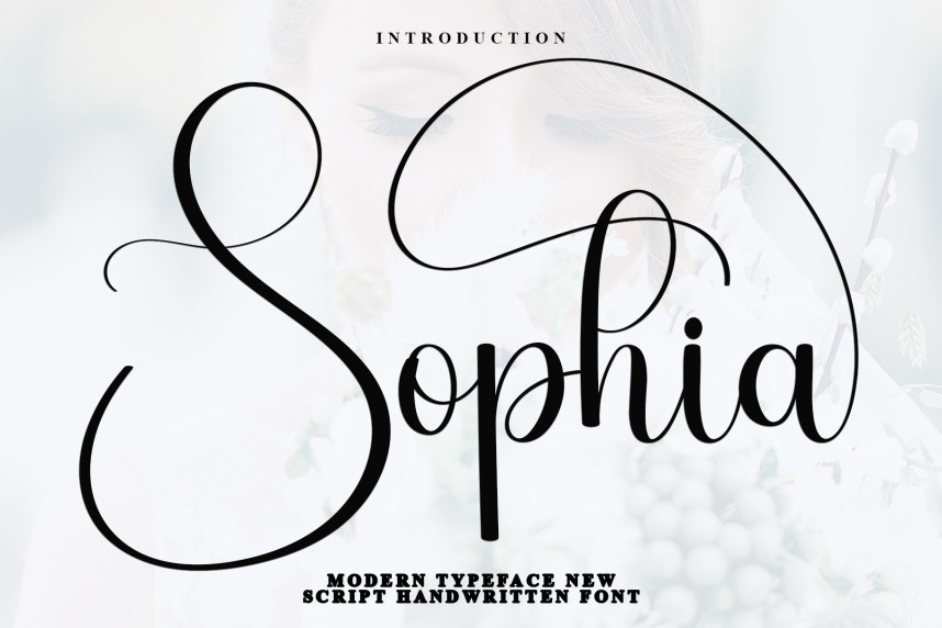 Sophia Script Handwritten Font - Befonts