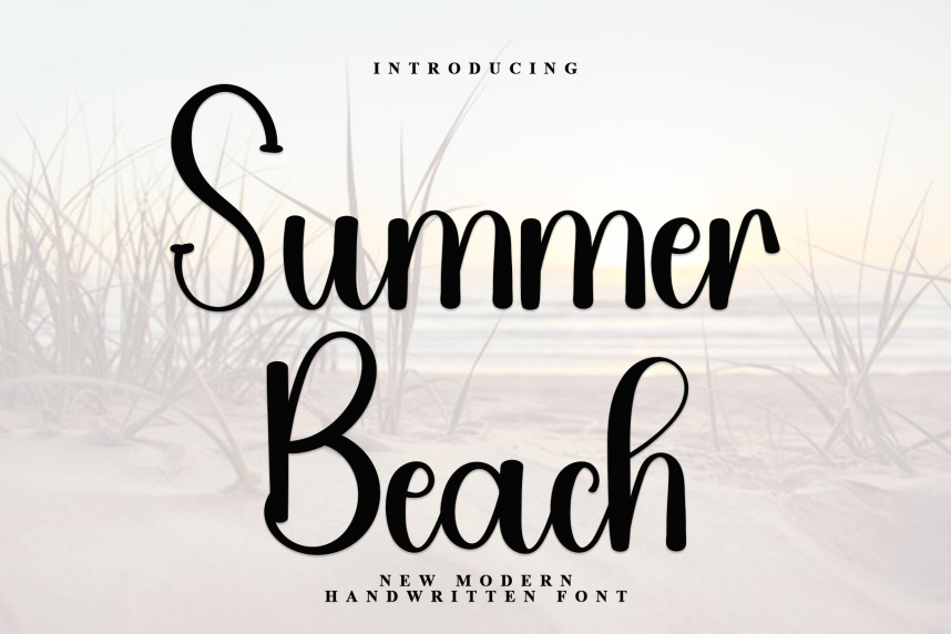 Summer Beach Handwritten Font - Befonts