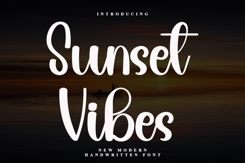 Sunset Vibes Handwritten Font - Download Free Font