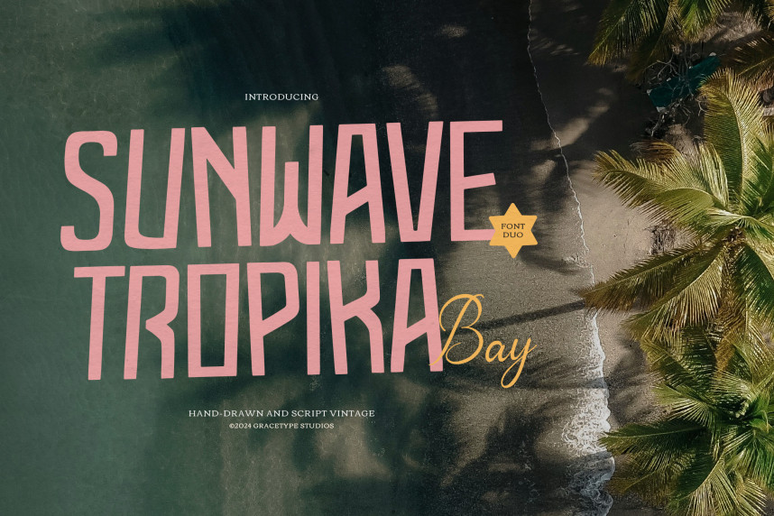 Sunwave Tropika Bay Font - Download Free Font