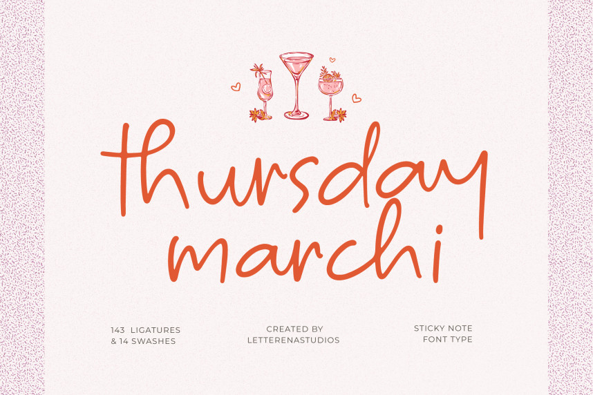 Thursday Marchi Script Font - Download Free Font