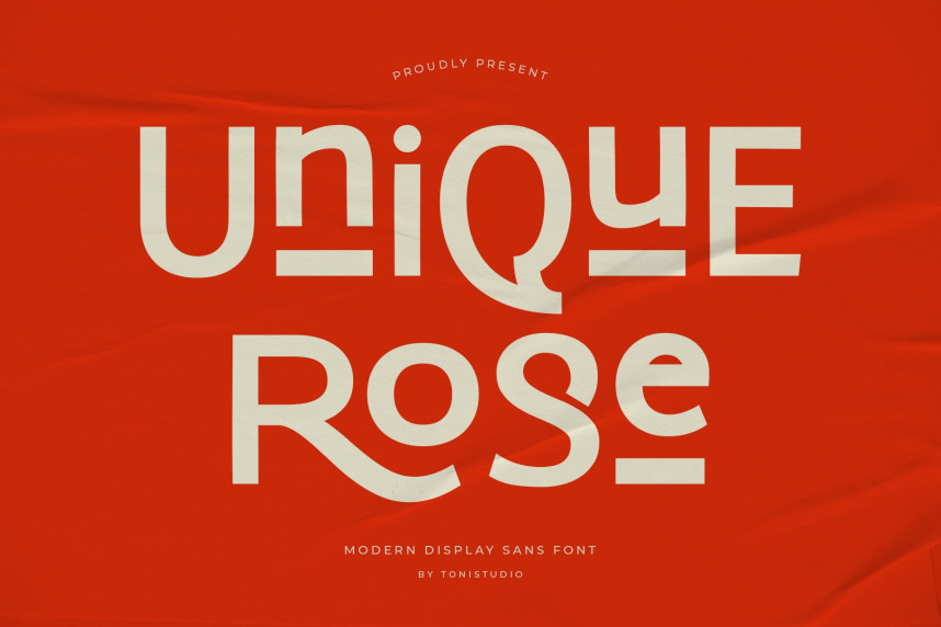 Unique Rose Sans Serif Font - Befonts