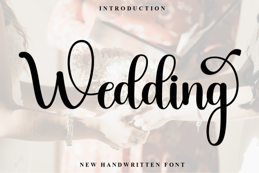 Wedding New Handwritten Font - Download Free Font