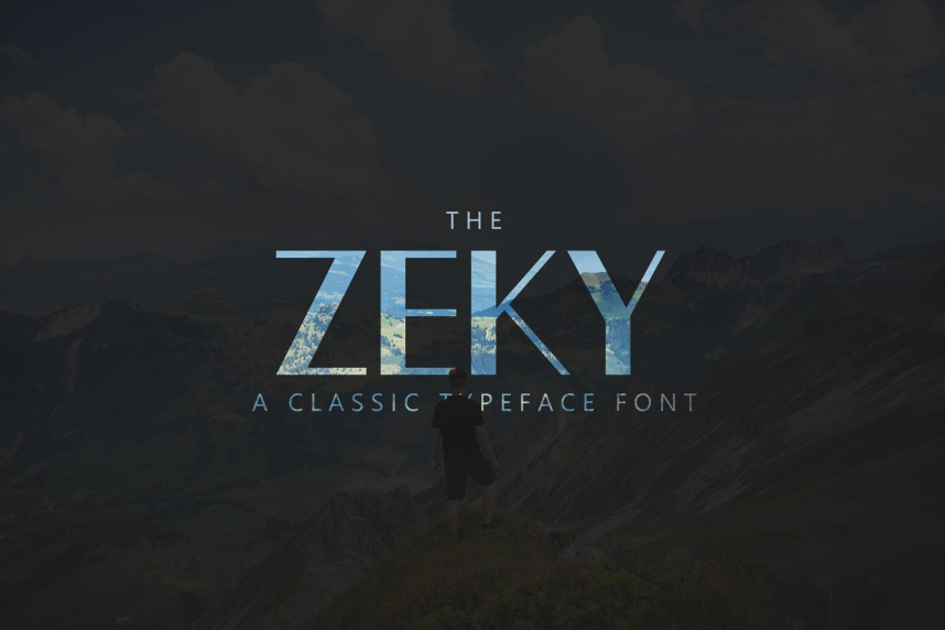 Zeky Font - Befonts