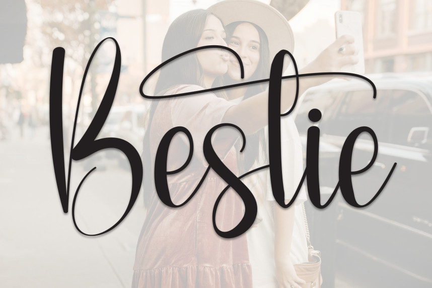 Bestie Handwritten Script Font - Befonts