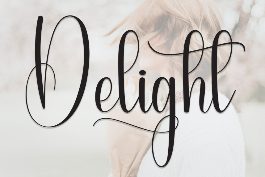 Delight Handwritten Script Font - Download Free Font