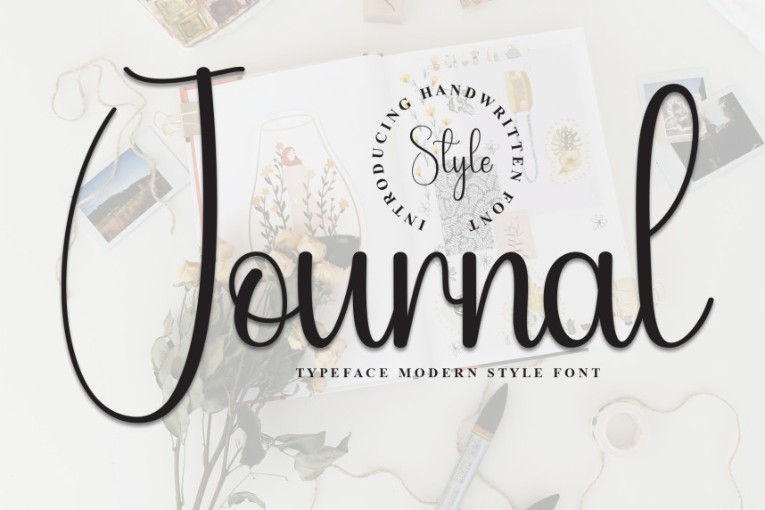 Journal Handwritten Font - Befonts