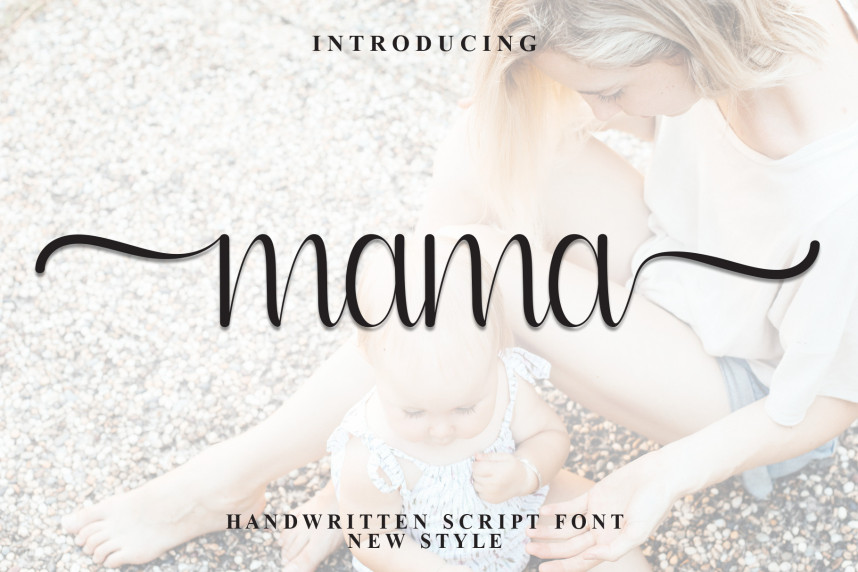 Mama Handwritten Script Font - Befonts