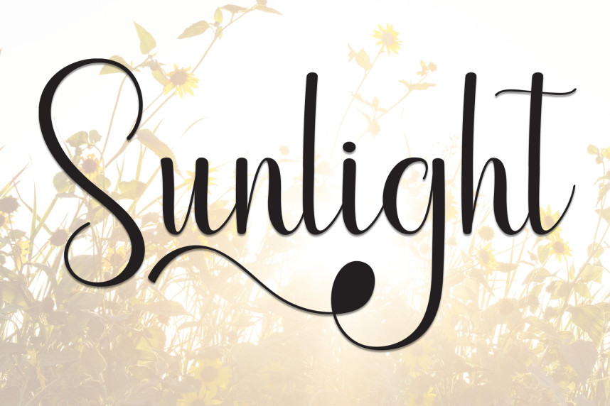 Sunlight Script Handwritten Font - Befonts