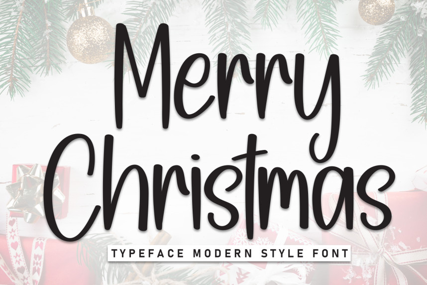 Merry Christmas Unique Font - Download Free Font