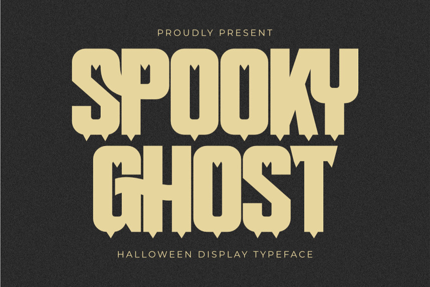 Spooky Ghost Halloween Display Font - Download Free Font