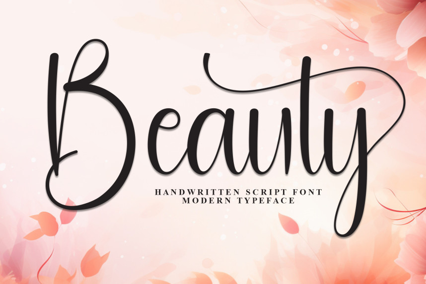 Beauty Handwritten Script Font - Befonts