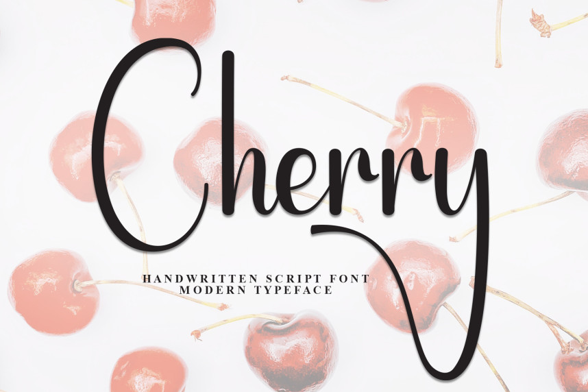 Cherry - Modern Script Font - Befonts