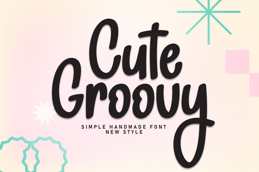 Cute Groovy Handmade Font - Befonts