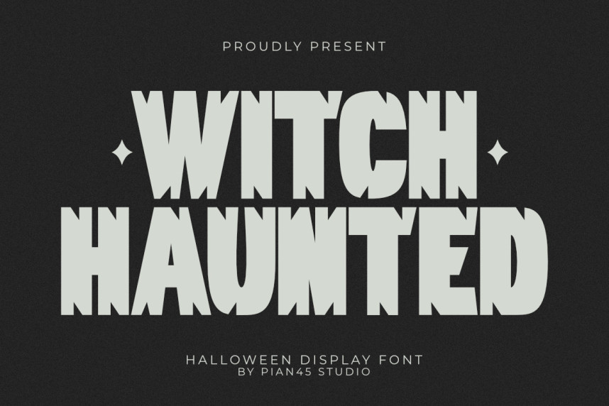 Witch Haunted Halloween Display Font - Befonts