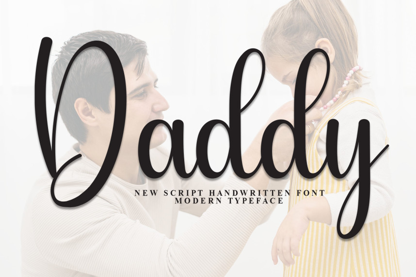 Daddy - New Script Handwritten Font - Befonts