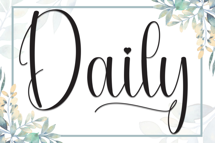 Daily Script Handwritten Font - Befonts