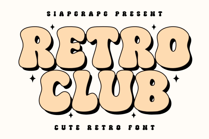 Retro Club Font - Befonts