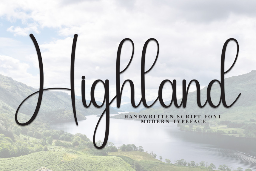Highland Style Script Font - Download Free Font