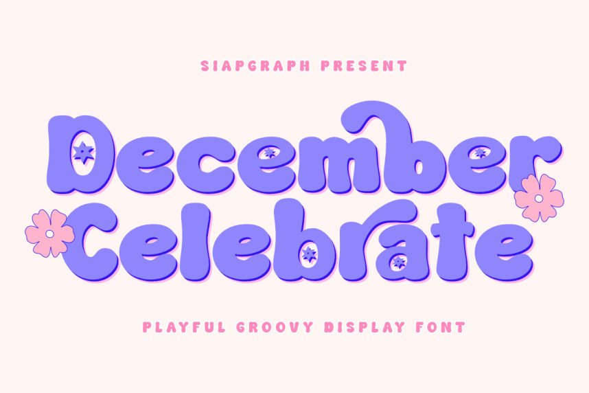 December Celebrate Font - Befonts