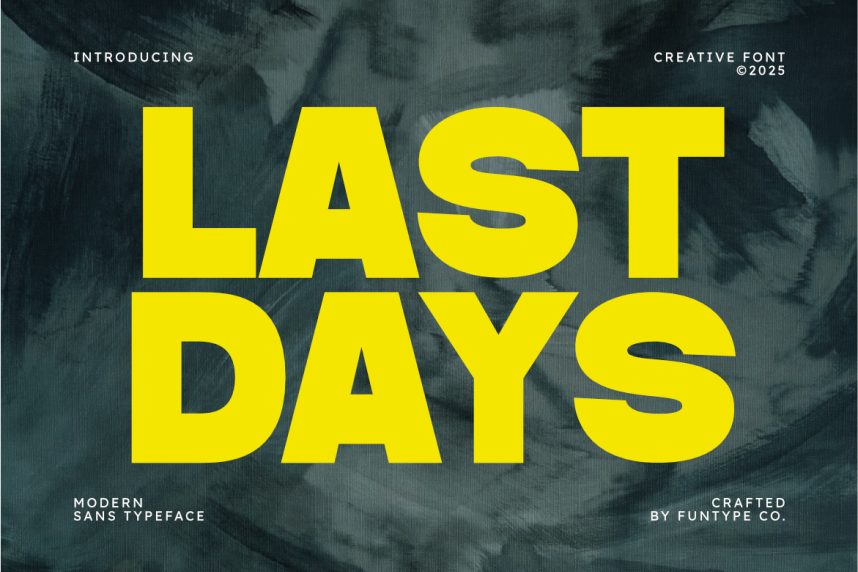 Last Days Font - Befonts