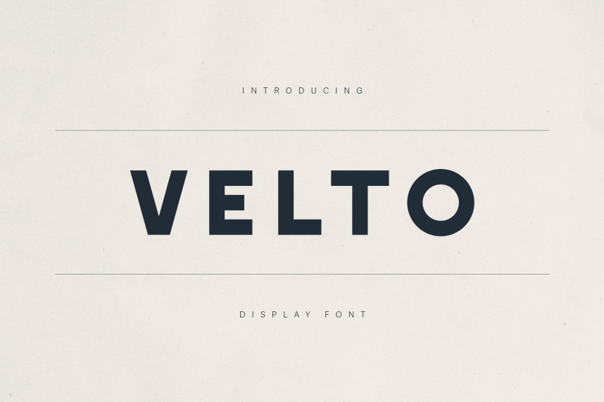 Velto Font - Befonts