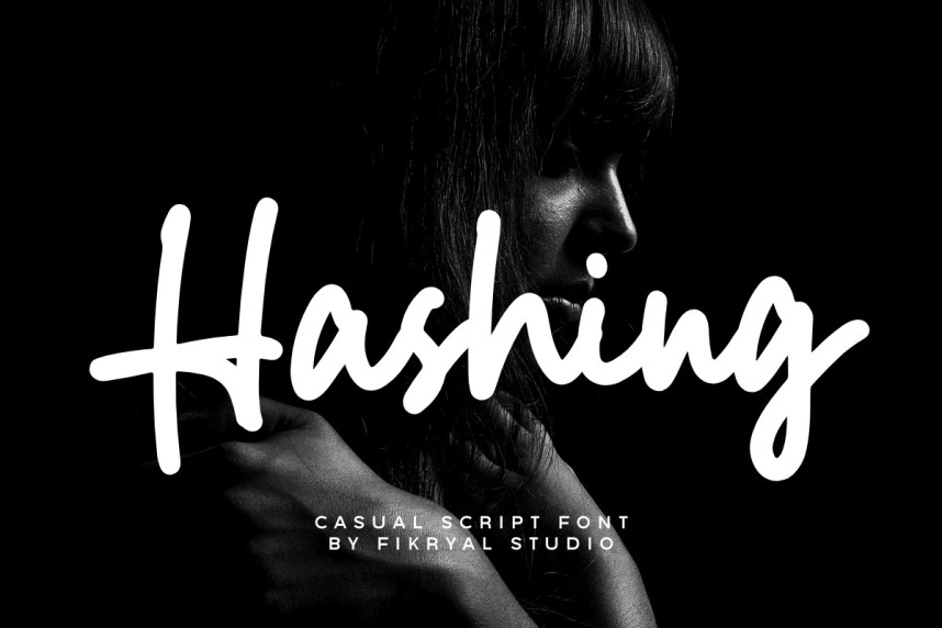 Hashing - Casual Script Font - Befonts