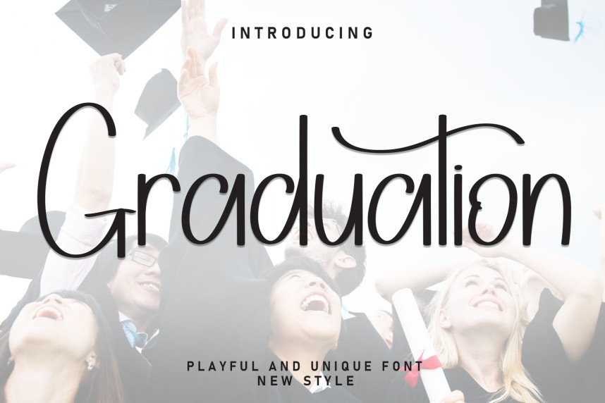 Graduation - Modern Handwritten Font - Befonts
