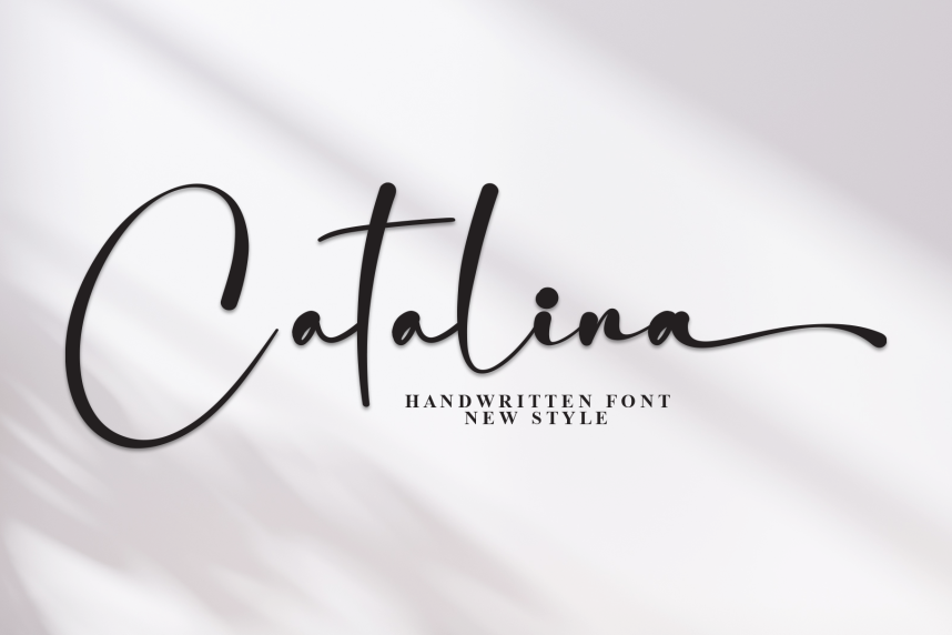Catalina - New Script Handwritten Font - Befonts